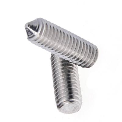 China Stainless Steel 304 M3 M4 M5 M6 M8 M10 M12 Headless Socket Set Screw with Grub Head for sale