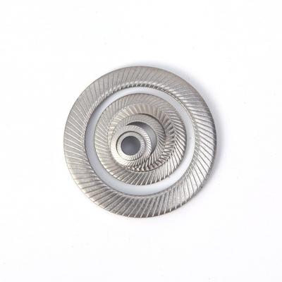 China Control M2 M3 M5 M6 M8 Stainless Steel Anti Loosing Lock Washers with Doule Faced Printing for sale