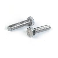 China GB Standard Stainless Steel DIN933 Galvanized Fixing Screws with High Strength Grade for sale