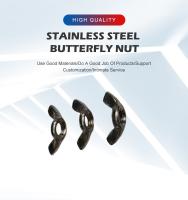 China Standard DIN Stainless Steel M6 M8 M10 Wing Nut Din315 Ss304 Butterfly Nuts for sale