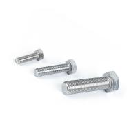 China Stainless Steel M4 M5 M6 M8 M10 Hex Bolt Fasteners Manufacturers with Plain Finish for sale
