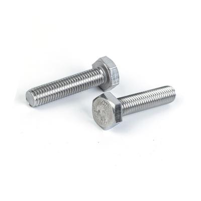 China GB Standard Stainless Steel Hex Bolt Nut and Washer DIN933 for Fastener Customization for sale