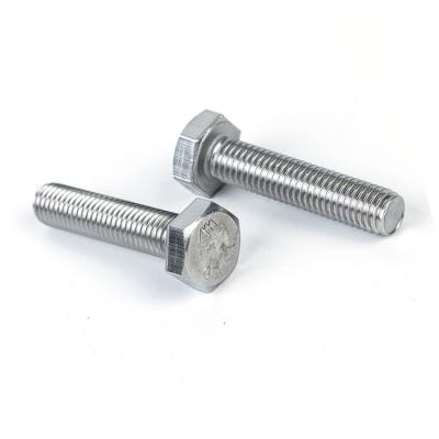 China Titanium Stainless Steel Hex Head Bolt and Nut for Customized Distribution for sale