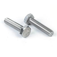 China GB Standard Stainless Steel Hex Head Bolts with Full Thread Grade 8.8 Carbon Steel for sale