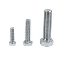 China GB Standard Stainless Steel Hex Head Bolts with Full Thread Grade 8.8 Carbon Steel for sale