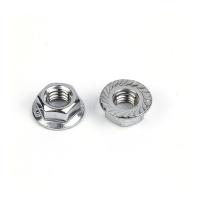 China 100% Controlled DIN Stainless Steel Hex Flange Nut with Serrated at Customization for sale