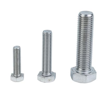China Manufacturers of 304 Stainless Steel Hexagon Bolts with Plain Finish and GB Standard for sale