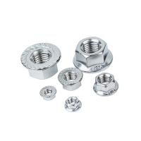 China DIN6923 Standard Stainless Steel 304 Flange Nylock Nut M3 M4 M5 M6 M8 M10 for Control for sale