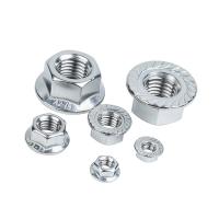 China DIN6923 Standard Stainless Steel 304 Flange Nylock Nut M3 M4 M5 M6 M8 M10 for Control for sale