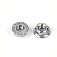 China Measurement System Imperial Inch Class 6 Hexagon Hex Head Serrated Spinlock Flange Nut for sale
