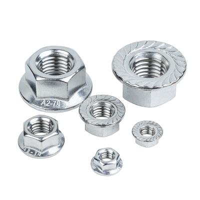 China Stainless Steel Hexagon Flange Nut and Imperial Measurement System from Cup Nut 's for sale