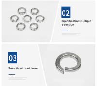 China Fastening Stainless Steel 304 316 M1.6-M48 Spring Washer with Control 100% Inspected for sale
