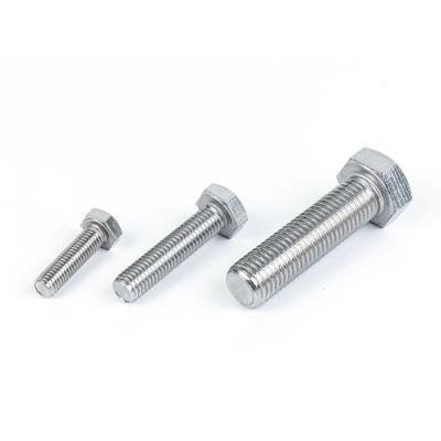 China GB Standard Stainless Steel DIN933 Galvanized Heavy Hex Bolt with Nut for sale