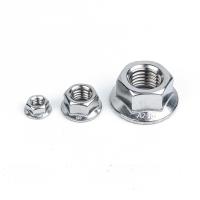 China Stainless Steel Flange Nuts DIN6923 M4 M5 M6 M8 M10 M12 M14 M16 with DIN6923 Standard for sale