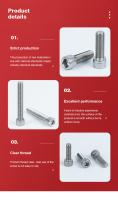 China Metric Measurement System Stainless Steel M6 M8 Allen Bolt Screws with Other Standard for sale