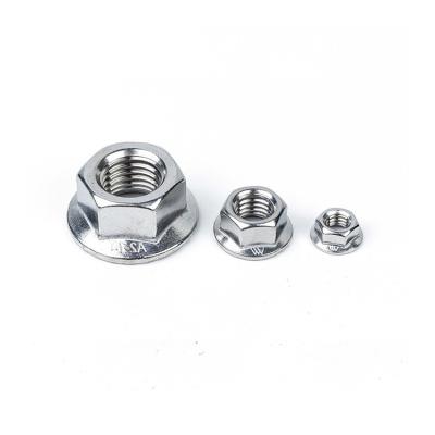 China M4-M20 Stainless Steel Flange Nut with Anti-Slip Teeth Spot and Imperial Measurement for sale