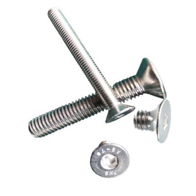 China Outlet A2-70 Stainless Steel Recessed Hexagon Head Machine Screw Pan Head All Sizes for sale