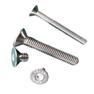 China Customized Recessed Head Stainless Steel Machine Screw for Furniture Plain Finish for sale