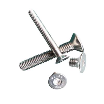 China DIN7991 304 Stainless Steel A2 Countersunk Socket Head Screw Flat Head Standard Other for sale
