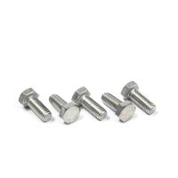 China DIN933 hexagonal head bolt with DIN standard and 304 stainless steel outer hexagonal screw for sale