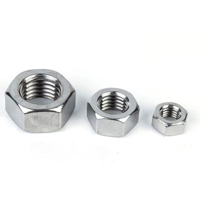 China Standard Other OEM Customized Hexagon Nut Rhombus Nut DIN934 Stainless Steel Silver color for sale