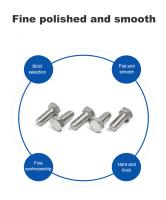 China Directly Supply DIN Standard M3M4M5 Stainless Steel Bolts for Mechanical Applications for sale