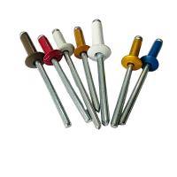 China Aluminum Blind Rivet Supply Corrosion Resistant Multi-color Round Head Rivets for Construction for sale