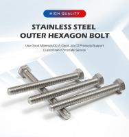 China Galvanized Carbon Steel M6 Hex Bolts with High Hardness and Strong Tensile Strength for sale