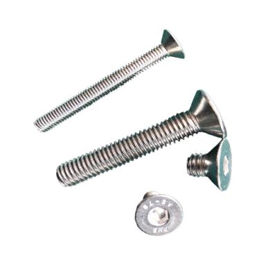 China Stainless Steel Countersunk Hexagon Socket Screw with Flat Head M2M3M4M5M6 for sale