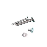 China M2-M10 304 Stainless Steel Plum Blossom Security Screws Round Head Screws Without Pin with Column Core Pan Head Bolts Full Thread Type INCH for sale