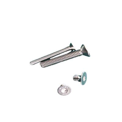 China M2-M10 304 Stainless Steel Plum Blossom Security Screws Round Head Screws Without Pin with Column Core Pan Head Bolts Full Thread Type INCH for sale