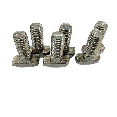 China Pan Head Stainless Steel M8 T Studs T Head Screw Bolts for T Slot Aluminium Profile for sale