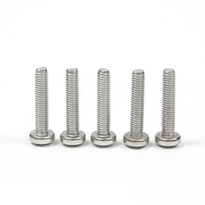 China Stainless steel INCH Measurement system Large Flat Pan Wafer Head Cross Machine Screw for sale
