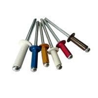 China 6-32mm DIN Standard Environmentally Friendly Round Head Pop Rivets with Multiple Color Options for sale