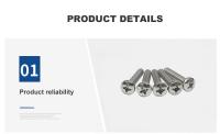 China Metric Measurement System Stainless Steel 304 Cross Recessed Pan Head Machine Screws for sale
