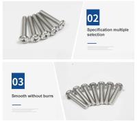China Metric Measurement System Stainless Steel 304 Cross Recessed Pan Head Machine Screws for sale