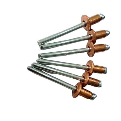 China Corrosion Resistant Brass Open End Pop Rivets for Automotive and Marine 3-35mm Length for sale
