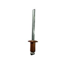 China Corrosion Resistant Brass Open End Pop Rivets for Automotive and Marine 3-35mm Length for sale