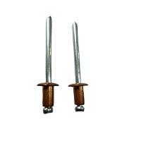 China Corrosion Resistant Brass Open End Pop Rivets for Multiple Applications Length 3-35mm for sale