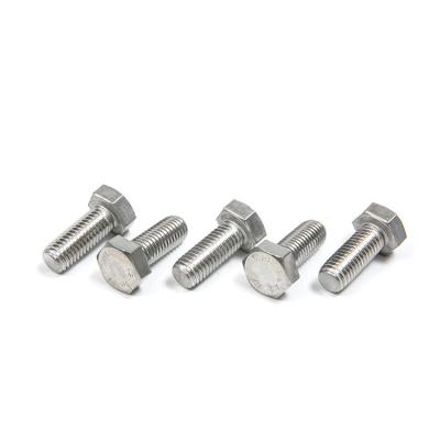 China DIN Standard 304 Stainless Steel Hexagon Bolts and 306 Stainless Screw Rod for Machinery for sale