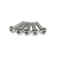 China Pan Head Custom Durable Stainless Steel Passivable Solid Solution Cross Groove Screw for sale