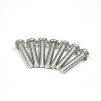 China 304 316 Stainless Steel Full Thread Phillips Pan Head Machine Screws INCH Plain Finish for sale
