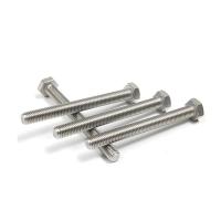 China DIN933 Stainless Steel 304 316 Hexagon Bolt for Construction Field Supplying Selling for sale