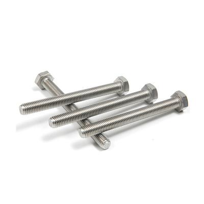 China DIN933 Stainless Steel 304 316 Hexagon Bolt for Construction Field Supplying Selling for sale