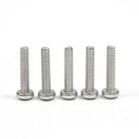 China Plain Finish Stainless Steel Phillips Pan Head Screw GB818 M4 M5 M6 M8 M10 for Markets for sale
