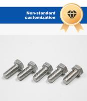 China DIN933 Stainless Steel 304 316 Hexagon Bolt for Construction Field Supplying Selling for sale