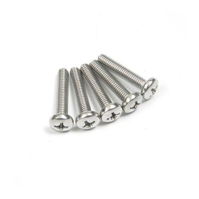 China GB818 Stainless Steel Pan Head Countersunk Machine Screws Standard Other in Cross Recess for sale