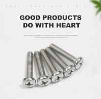 China GB818 Stainless Steel Pan Head Countersunk Machine Screws Standard Other in Cross Recess for sale