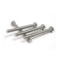 China Customized DIN Standard Titanium Stainless Steel Hex Head Bolt and Nut for Industrial for sale