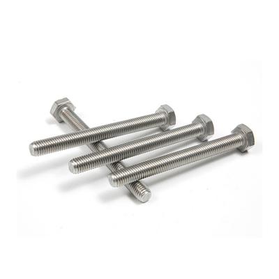 China Customized DIN Standard Titanium Stainless Steel Hex Head Bolt and Nut for Industrial for sale